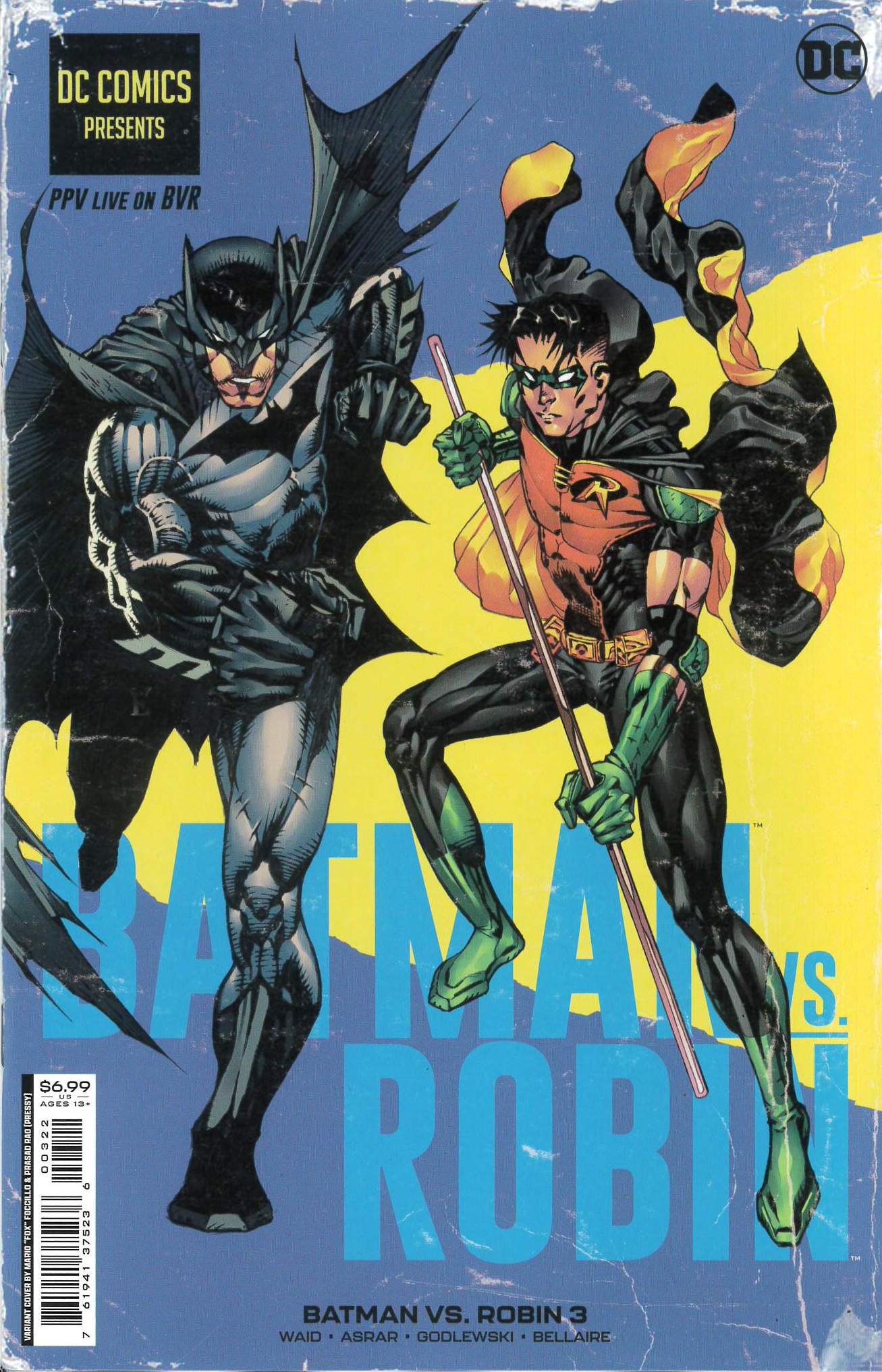 BATMAN VS ROBIN #3: Mario (Fox) Foccillo Batman VS Robin Fight Poster ...