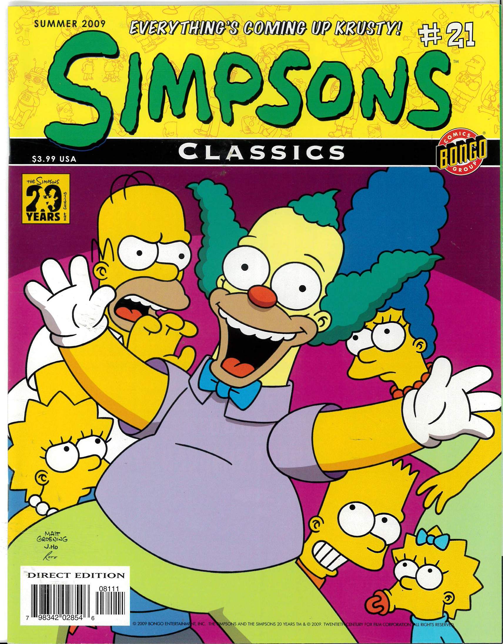 SIMPSONS CLASSICS #21: NM - alternateworlds