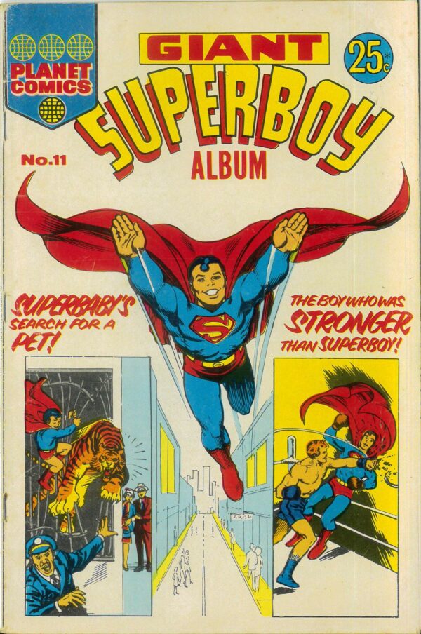 GIANT SUPERBOY ALBUM (1965-1975 SERIES) #11: FN - alternateworlds
