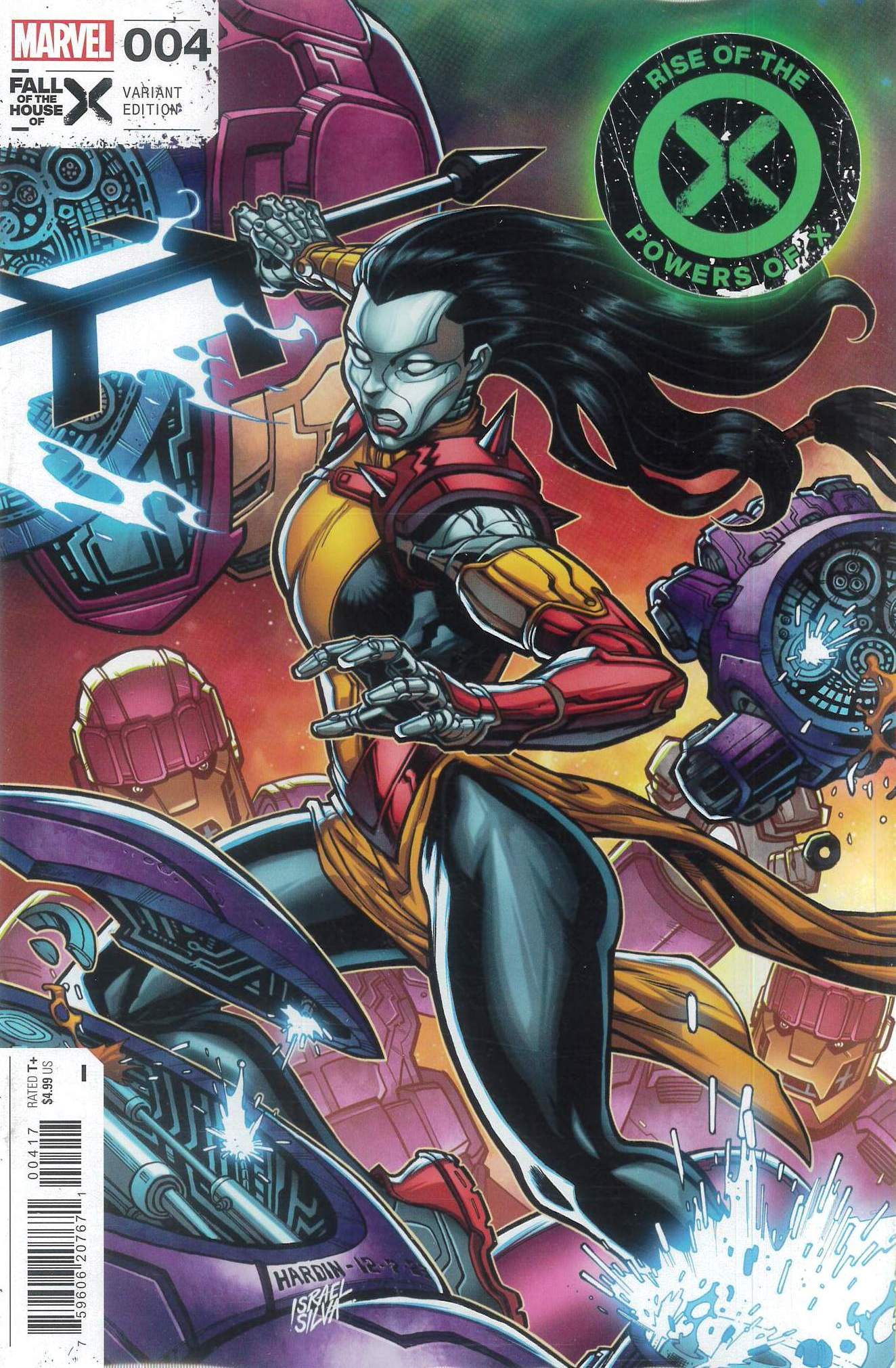 RISE OF THE POWERS OF X #4: Chad Wayne Hardin RI cover Q - alternateworlds