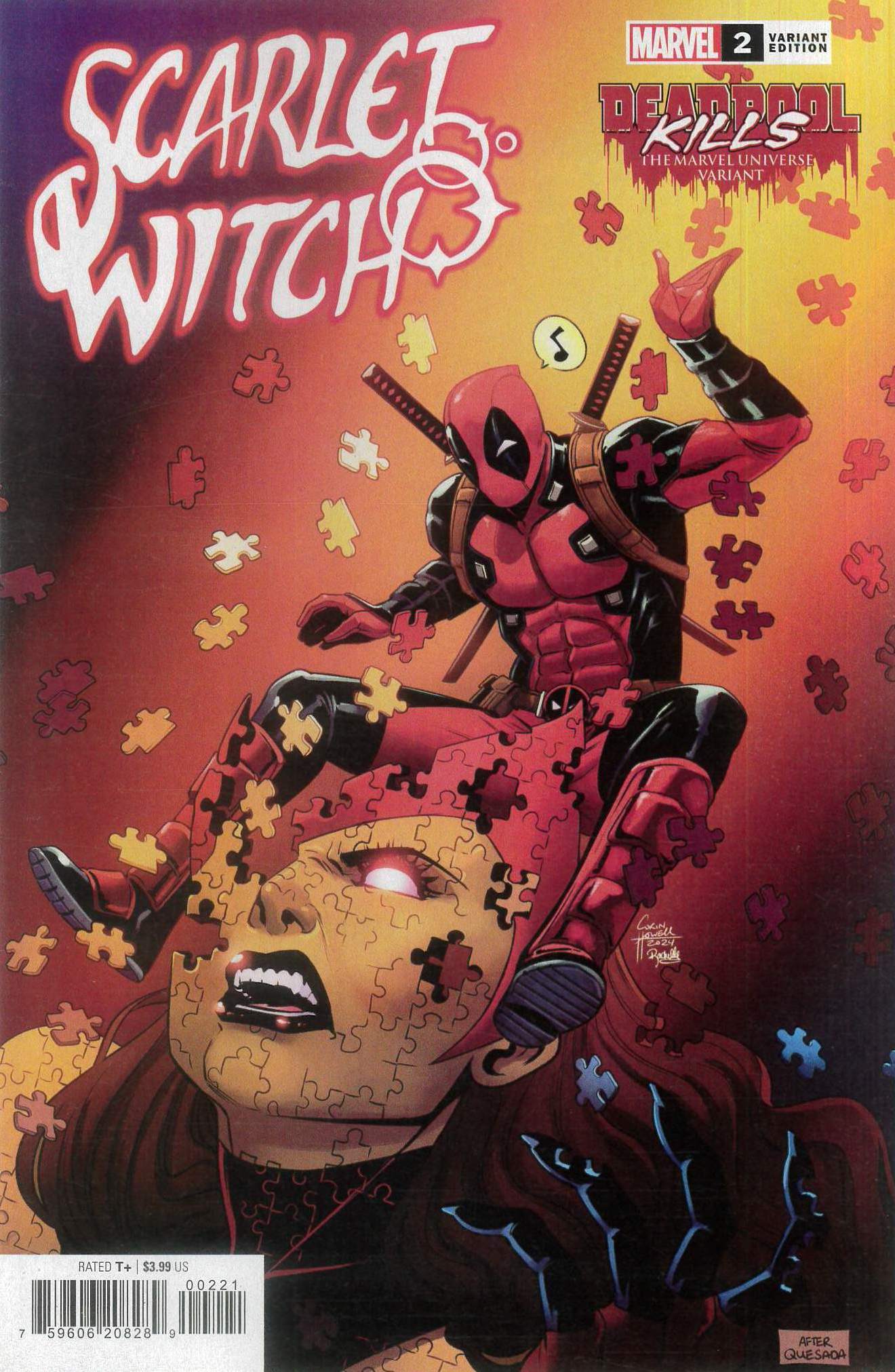 SCARLET WITCH (2024 SERIES) #2: Corin Howell Deadpool Kills the Marvel ...
