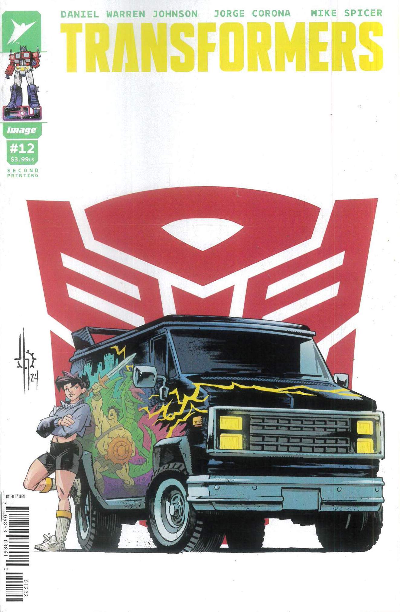 TRANSFORMERS (2023 SERIES) #12: Jason Howard Autobot 2nd Print cover B - alternateworlds
