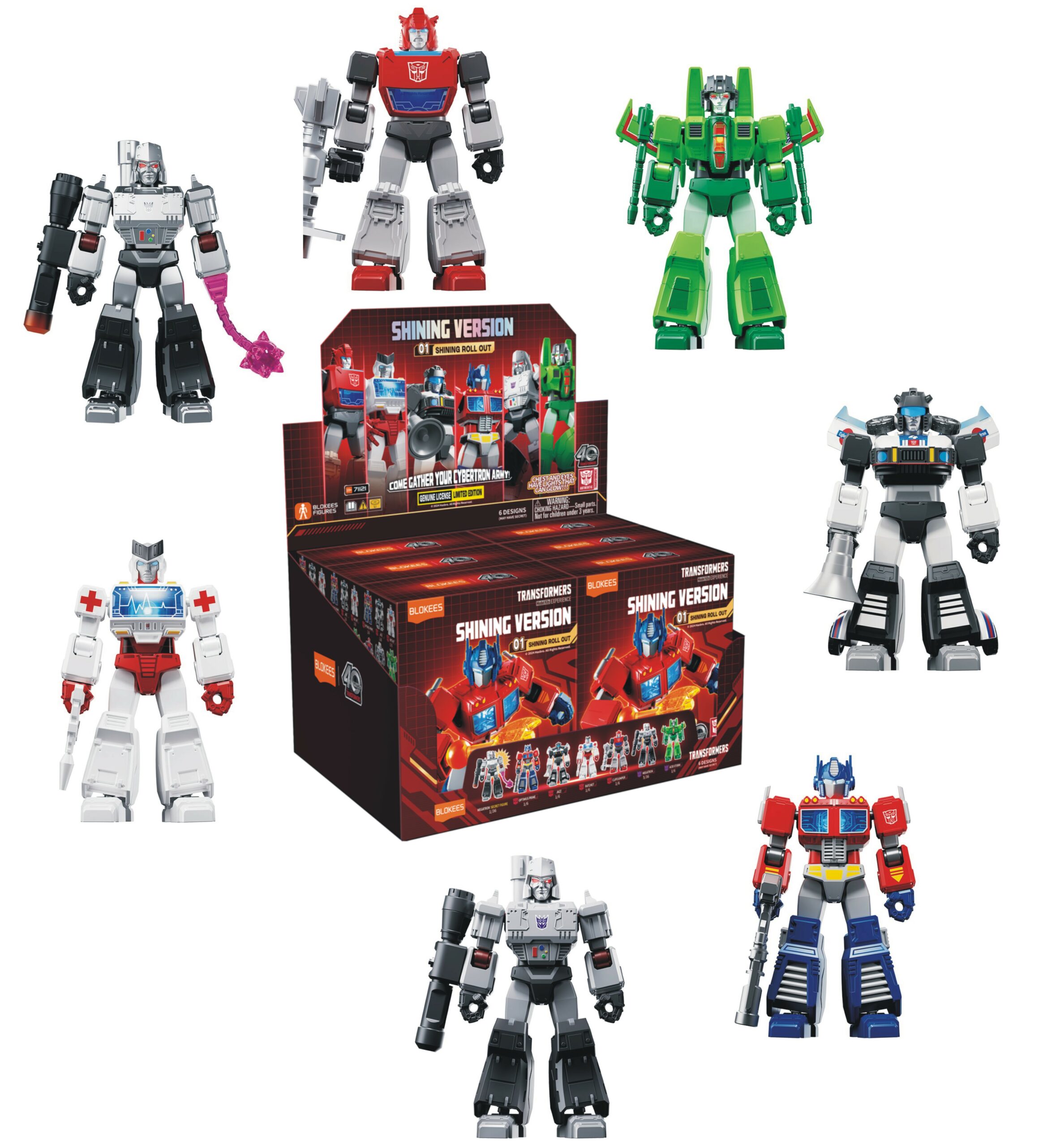 TRANSFORMERS BLIND BOX FIGURE #3: Shining Roll Out Shining Version 01 ...